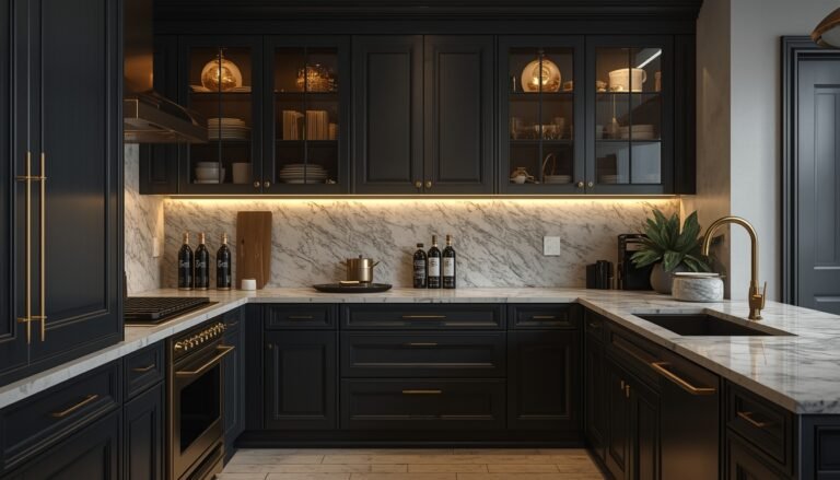 5 Dark Gray Kitchen Cabinets Ideas – Modern Trends, Paint Colors ...